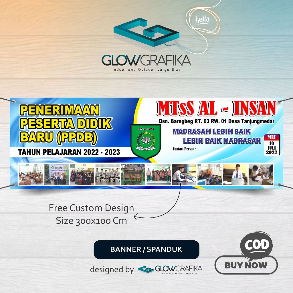 Jual Cetak Spanduk Banner PPDB | Shopee Indonesia