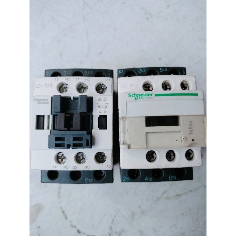Jual kontaktor Schneider LC1 D12 220V/380V/ASi/24VDC | Shopee Indonesia