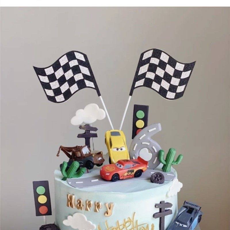 Jual Cake Topper Flag Bendera Model Racing / Hiasan Kue Bendera ...