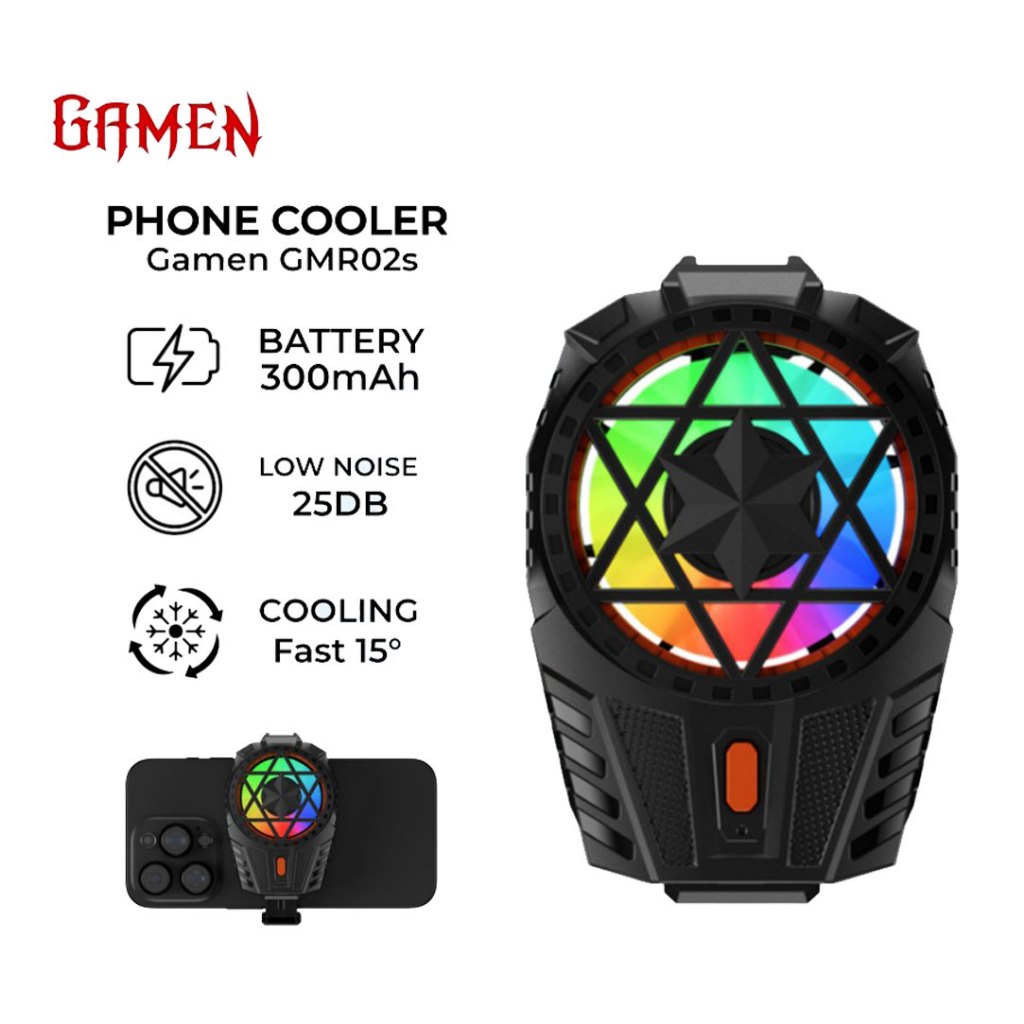Jual GAMEN Wireless Fan Cooler GMR02S Radiator Pendingin HP Cooling Fan ...