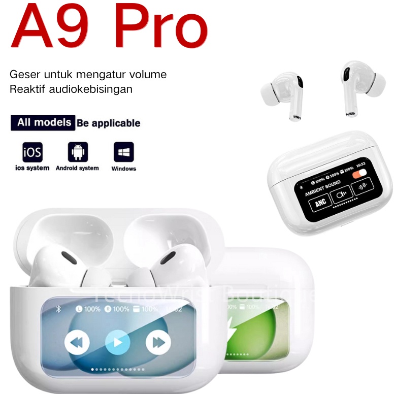 Jual COD VIVO New Tour A9 Pro TWS 54 True Wireless Bluetooth Earphone ...