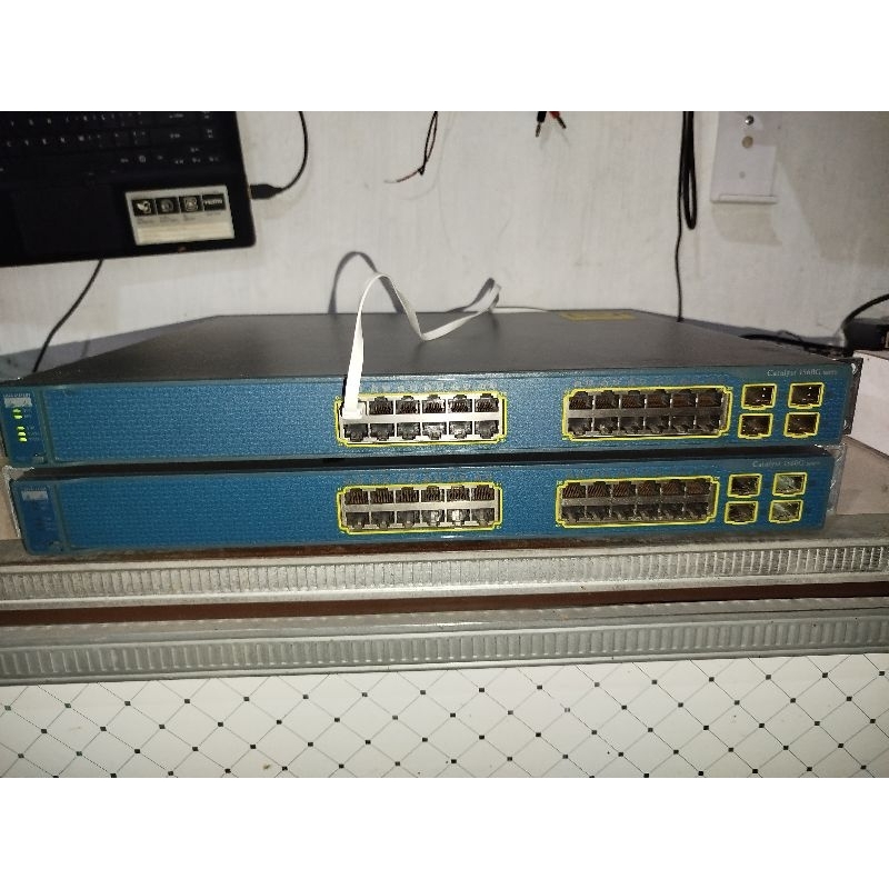 Jual Switch Cisco Catalist 3560G , 24 port gigabit + 4 sfp | Shopee ...