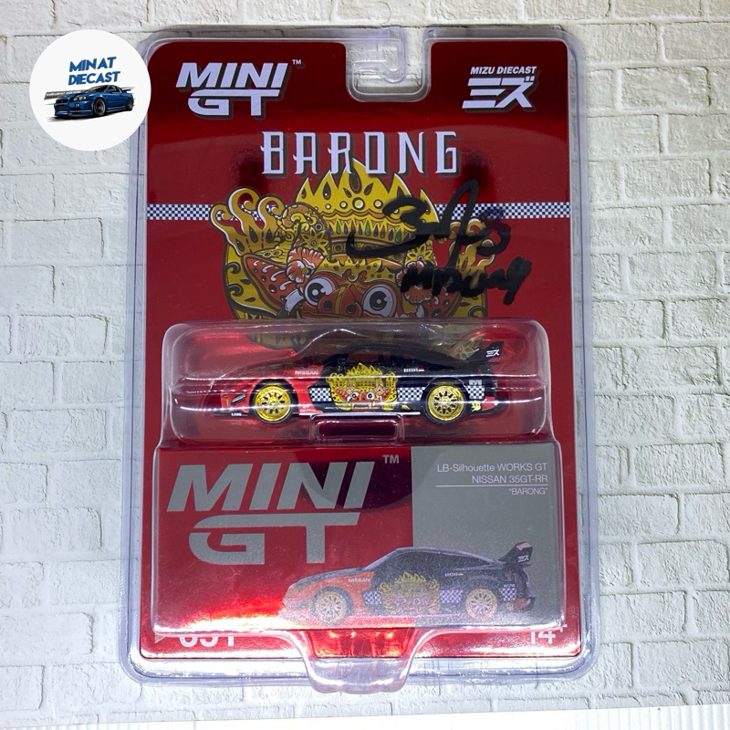 Jual Mini gt nissan skyline r35 barong mizu signed by mizu diecast ...
