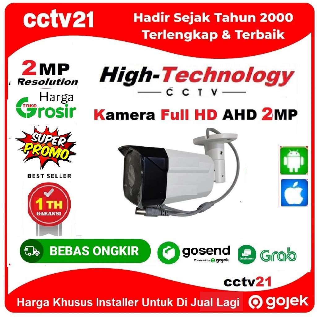 Jual CCTV - Camera - Outdoor Real 2MP HighTechnology Full HD Harga ...