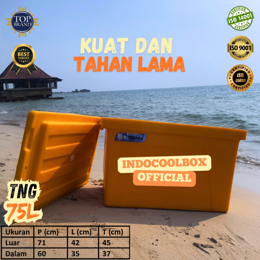Jual Cooler Box Tanaga 75 Liter Termos Es Kotak Tempat Es Batu Daging ...