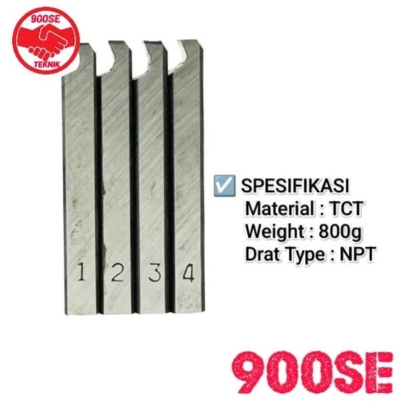 Jual Mata Senai Pipa Ridgid NPT TCT 1/2 - 3/4 " & 1 - 2 " | Shopee Indonesia