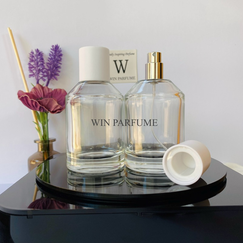 Jual Botol Parfum Mewah 100ml ORC Tutup Putih Semi Press Silver ...