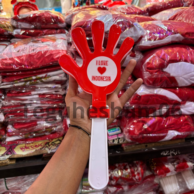 Jual Clapping Hand Merah Putih Indonesia / Mainan Tepuk Tangan ...