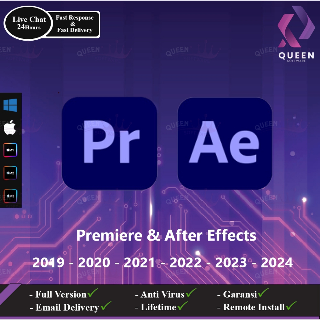 Jual Premiere Pro / After Effect / Media Encoder Win - Mac - M1 - M2 ...