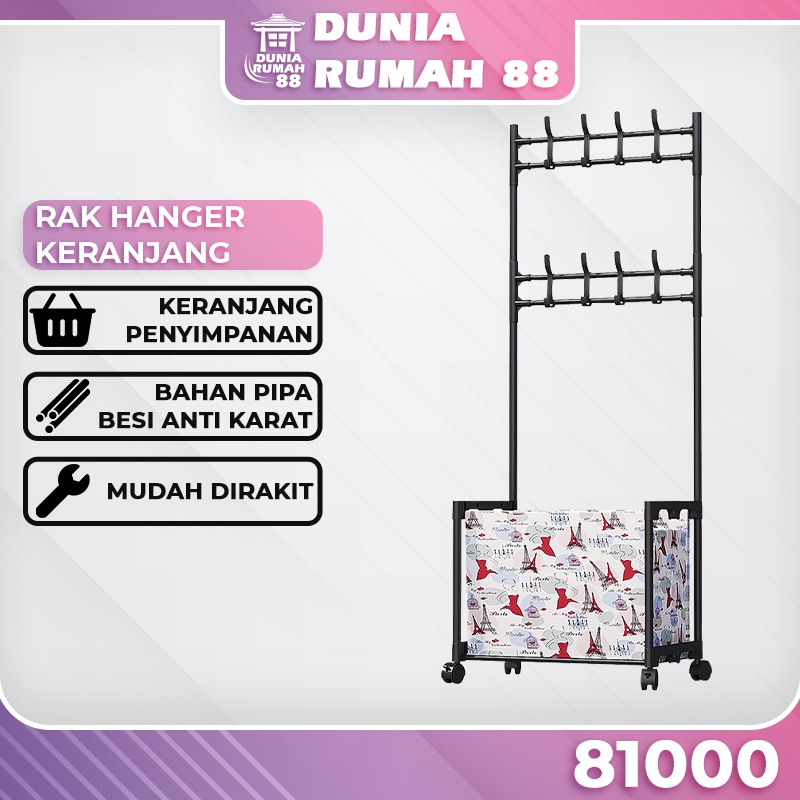 Jual Rak Hanger Rakit Standing Jemuran Serbaguna Rak Besi Rak Topi Rak ...