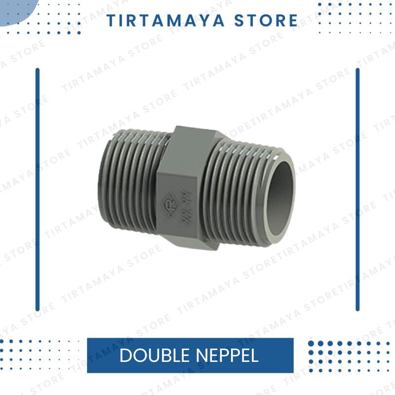 Jual Double Neppel 3/4 / DOUBLE NEPPEL RUCIKA/ RUCIKA PVC Tirtamaya ...