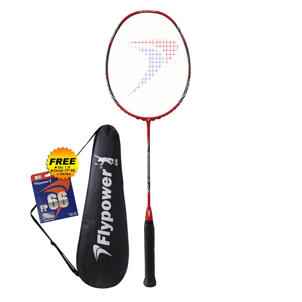 Jual Flypower Sumbawa 02 Raket Badminton Red | Free Tas Raket Badminton ...