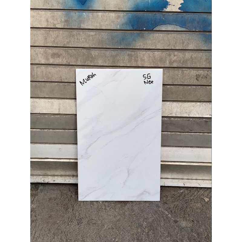 Jual Keramik Dinding Glossy Anatolia Bianco 25x40 | Shopee Indonesia