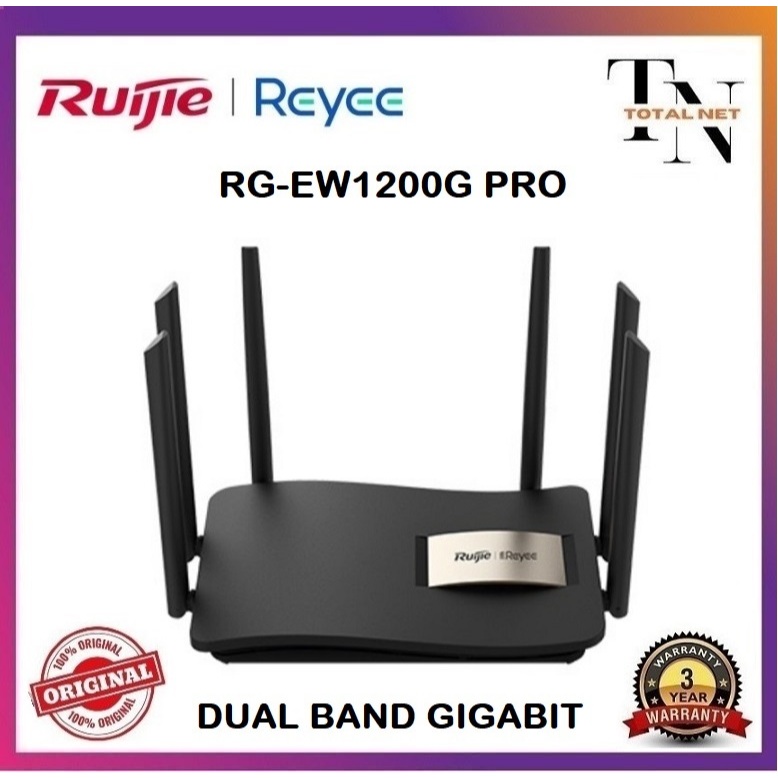 Jual RUIJIE RG-EW1200G PRO 1300Mbps Dual-band Gigabit EW1200G PRO ...