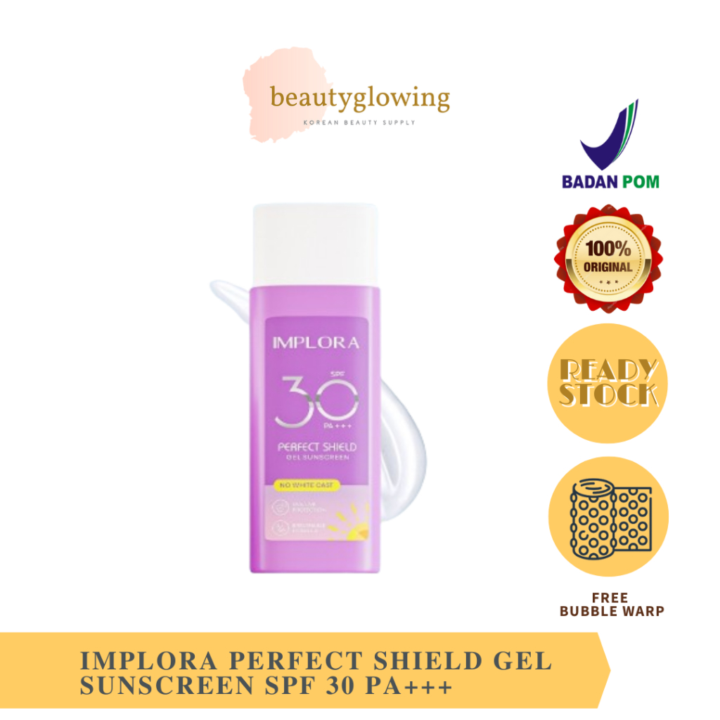 Jual IMPLORA SUNSCREEN SPF 30 Perfect Shield Gel Sunscreen SPF 30 PA ...