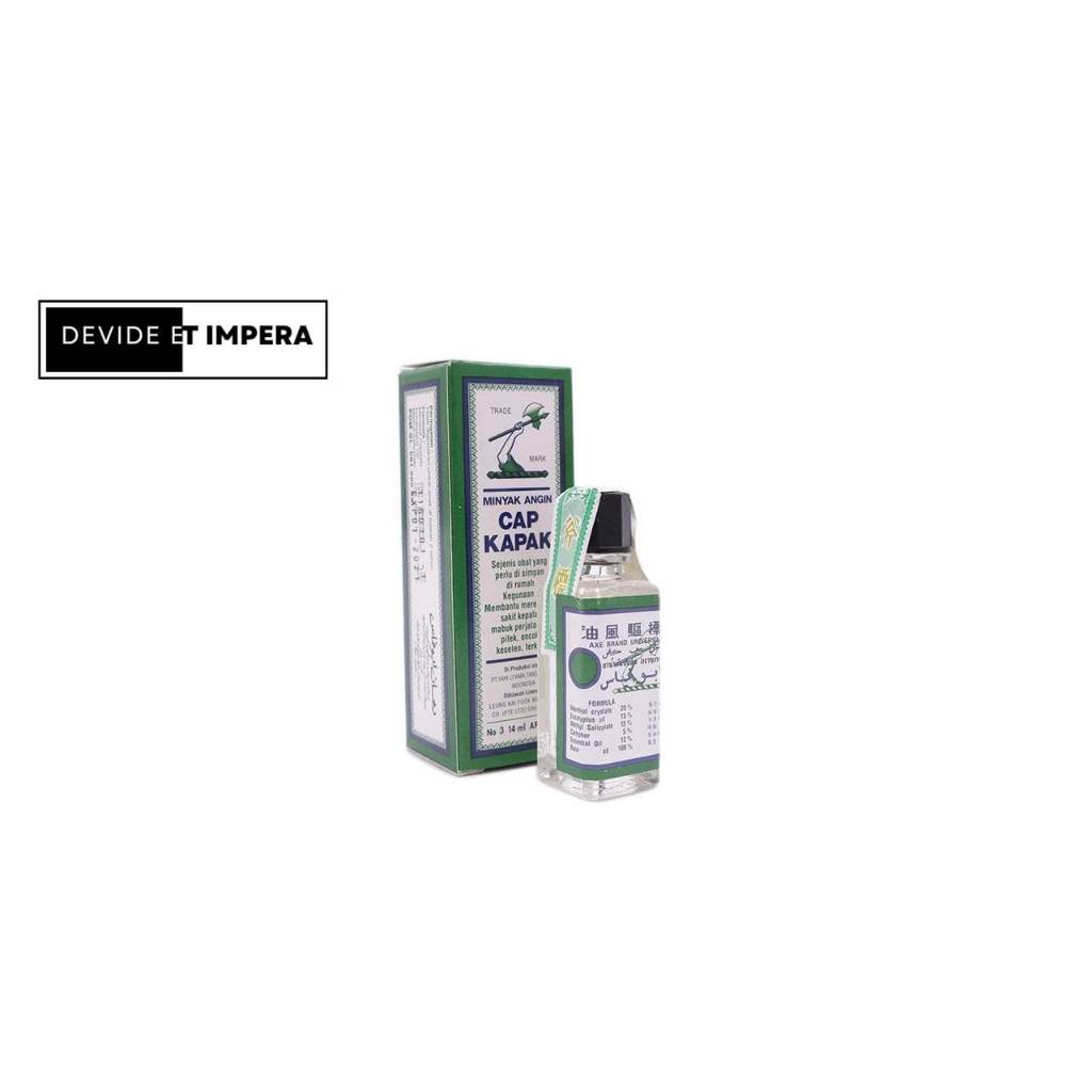 Jual Cap Kapak Minyak Angin 14 ml untuk Sakit Kepala Encok Keseleo ...