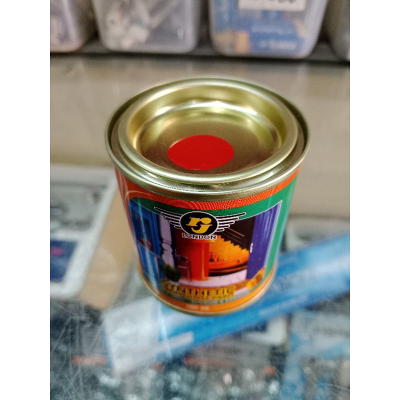 Jual cat minyak kaleng kecil 100ml RJ London | Shopee Indonesia