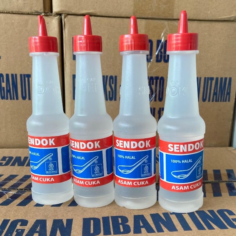 Jual [Termurah] CUKA MAKAN CAP SENDOK 100ml / CUKA DAPUR CAP SENDOK ...
