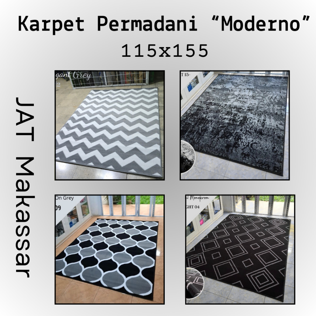 Jual Karpet Lantai Ruang Tamu Permadani "Moderno" Premium Tebal ...