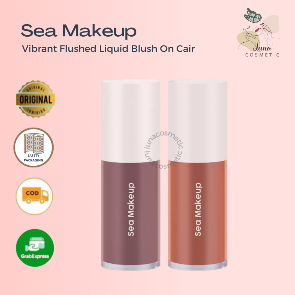 Jual Sea Makeup Vibrant Flushed Liquid Blush On Cair 6ml | Shopee Indonesia