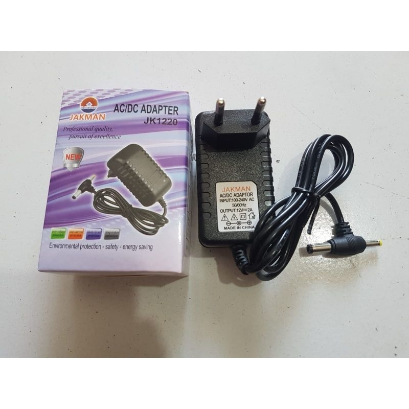Jual Adaptor switching 12v 2a jack T visero dan Rayden Jackman | Shopee ...