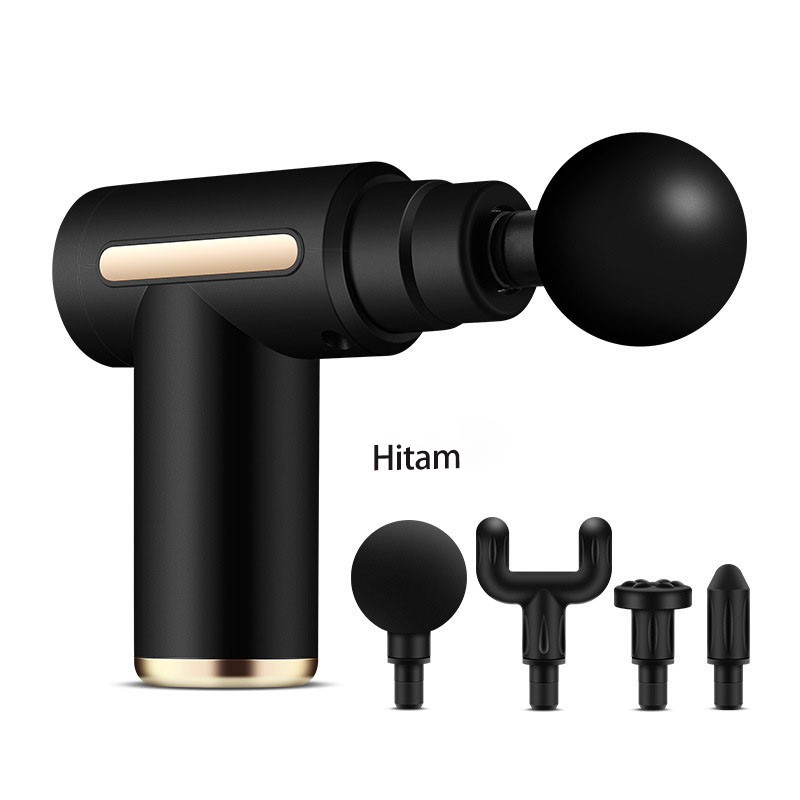 Jual Massage Gun Alat pijat getar elektrik seluruh badan 4 in 1 mini ...
