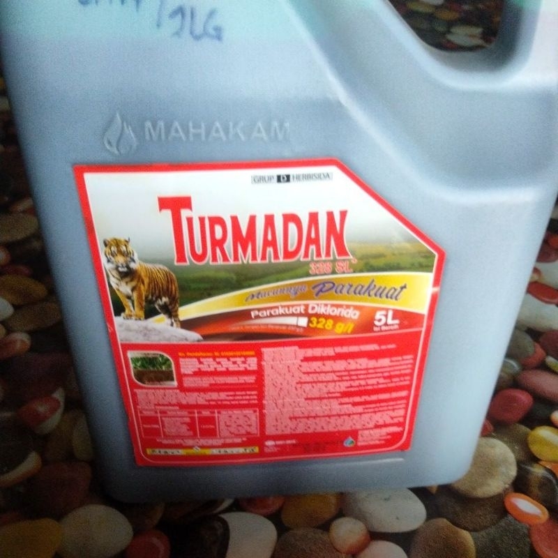 Jual RACUN RUMPUT LANGSUNG MATI,Parakuat TURMADAN 328 SL 5L | Shopee ...
