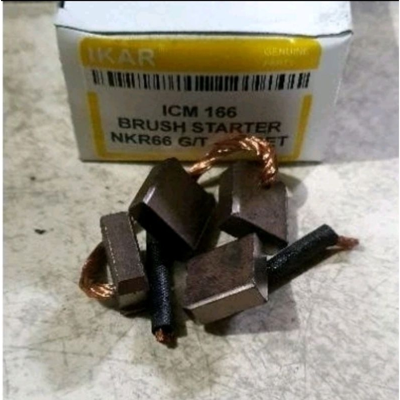 Jual 10Set CARBON BRUSH STARTER/COOL ARANG DINAMO STARTER ISUZU ELF NKR66/7x19x16 /ICM166 ...