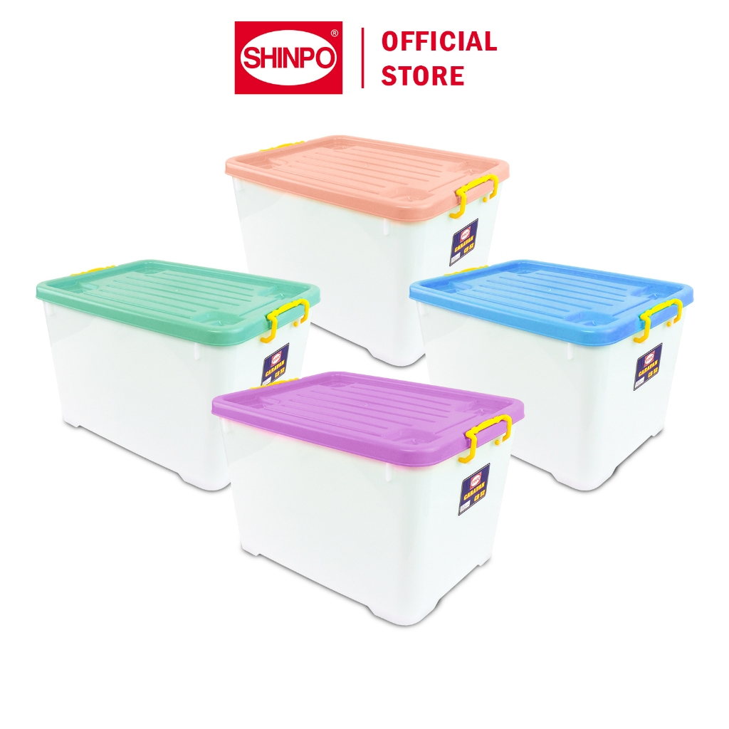 Jual SHINPO Kontainer Plastik Dengan Roda Caravan Container Box Kotak ...