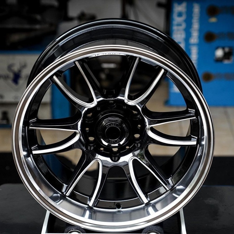 Jual velg racing 18 GAZE JF LUXURY velg mobil r18 Pajero Fortuner Strada | Shopee Indonesia