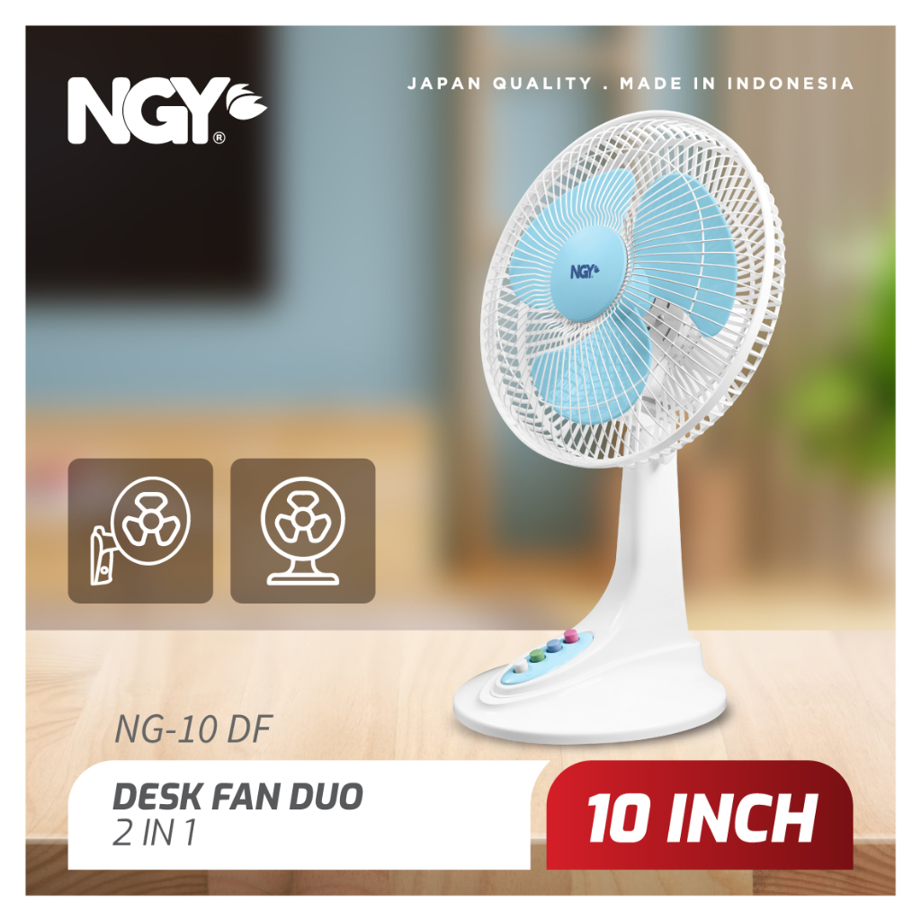 Jual NAGOYA Desk Wall Fan / Kipas Angin Meja Dinding Kecil 10 inch | NG-10DF NAGOYA | Shopee ...