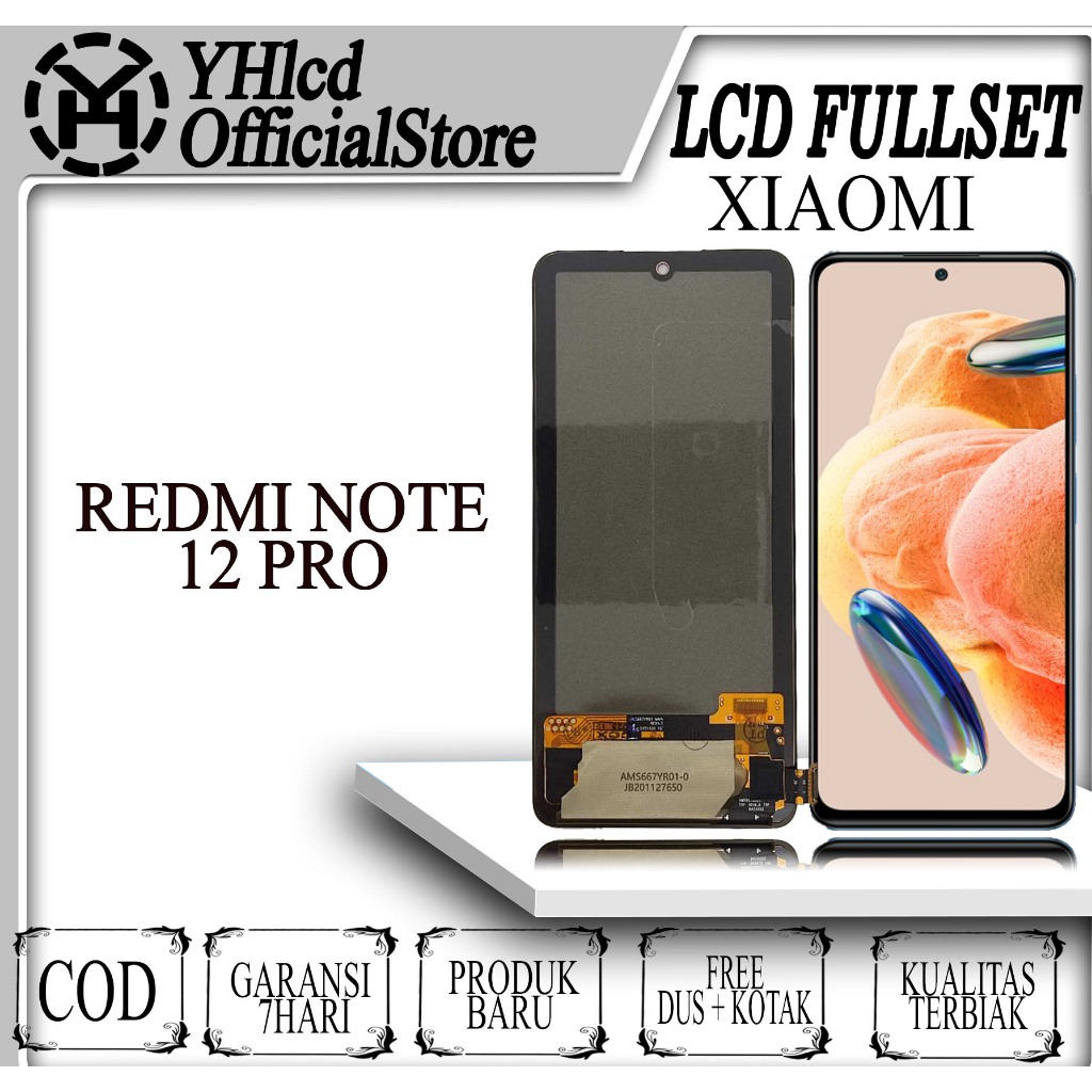 Jual LCD XIAOMI REDMI NOTE 10 PRO / NOTE 11 PRO / NOTE 11 PRO 5G / NOTE 12 PRO 4G ASLI Fullset ...