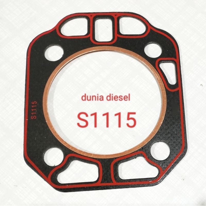 Jual paking deksel ZS1115 S1115 gasket cylinder head Silicon mesin ...
