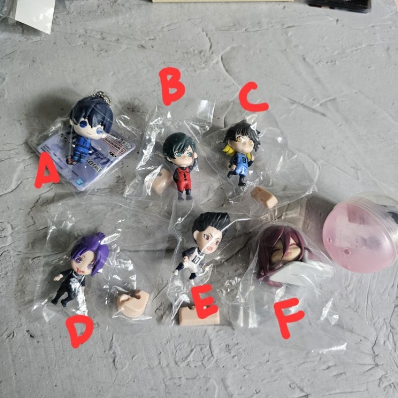 Jual gashapon mini figure blue lock isagi chigiri rin bachira barou reo ...