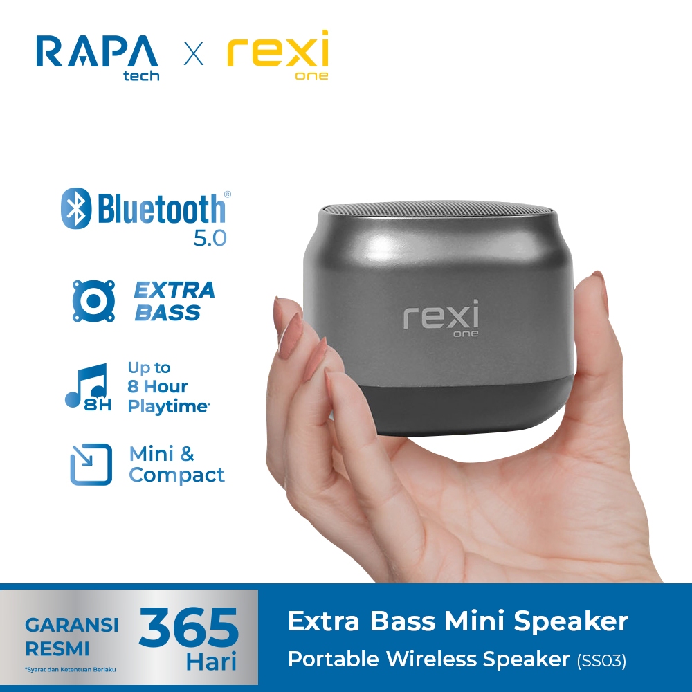 Jual RAPAtech x rexione SS03 Bluetooth Speaker Portable Mini | Shopee ...