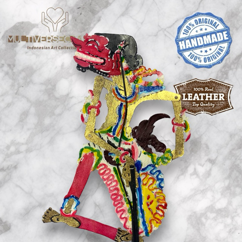 Jual Miniatur Wayang Kulit Asli 30cm Buto Cakil Bahan Kulit Sapi Asli ...