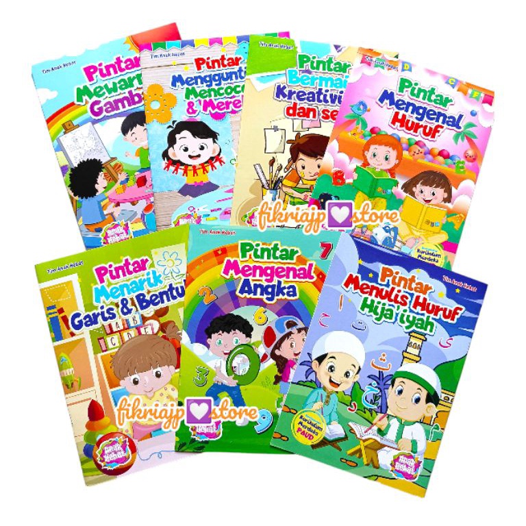 Jual KODE F73E Paket Paud Merdeka Isi 7 Buku Tim Anak Hebat | Shopee ...