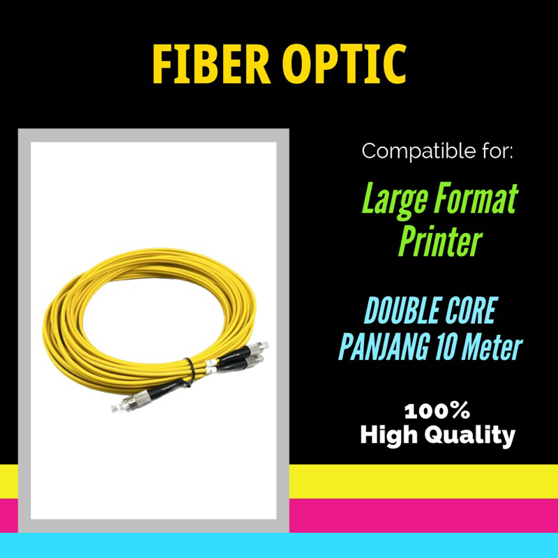 Jual Fiber Optic Cable Kabel Optik Double Core Circle Port 10M | Shopee ...
