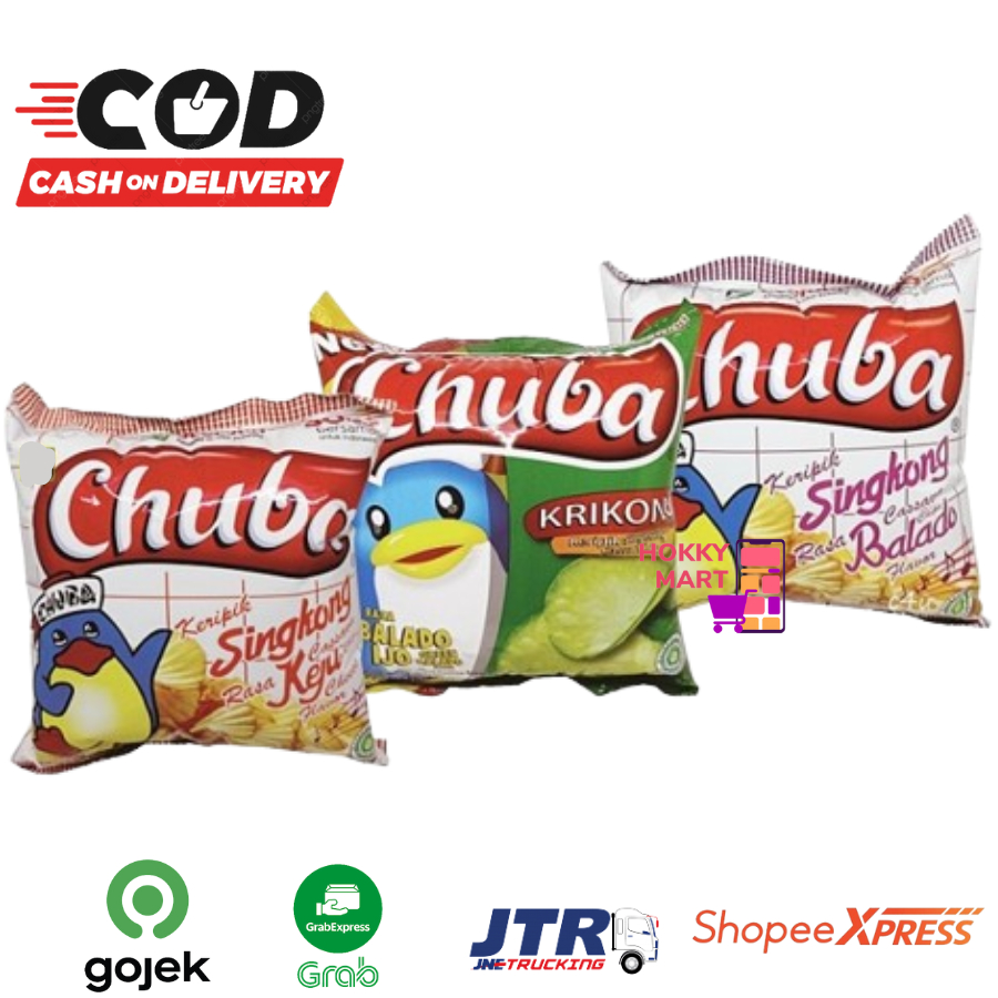 Jual [ HOKKY ] Chiki Chuba 12gr Balado Keju Balado Ijo Cuba Keripik ...