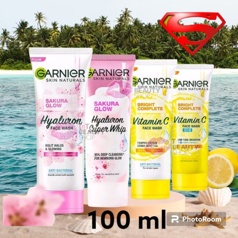 Jual GARNIER FACIAL FOAM 100 ML I PENCUCI MUKA | Shopee Indonesia