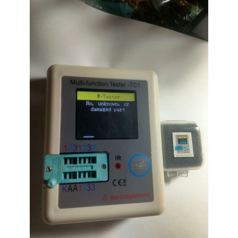 Jual esr meter digital lcr tc1 ic sudah terisi firmware original (ic ...