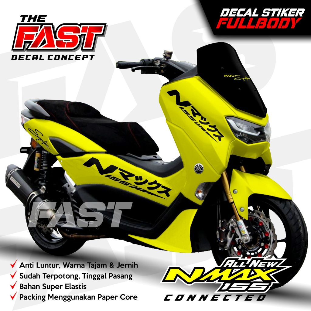 Jual Decal Stiker Yamaha Nmax 155 New Fullbody Maxi JepangTERBARU COD ...