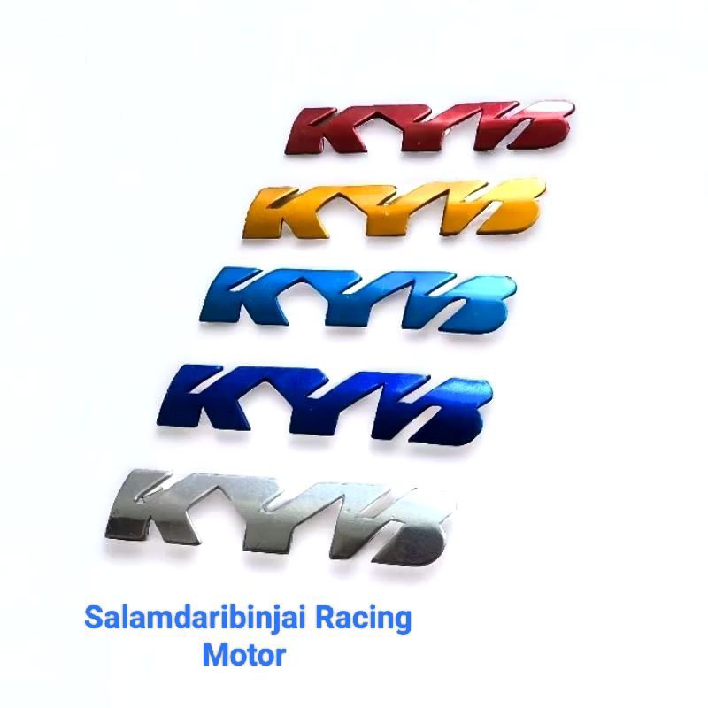 Jual Emblem Skok Logo Kyb Zeto Kayaba Aluminium Emblem Bottom Kyb ...