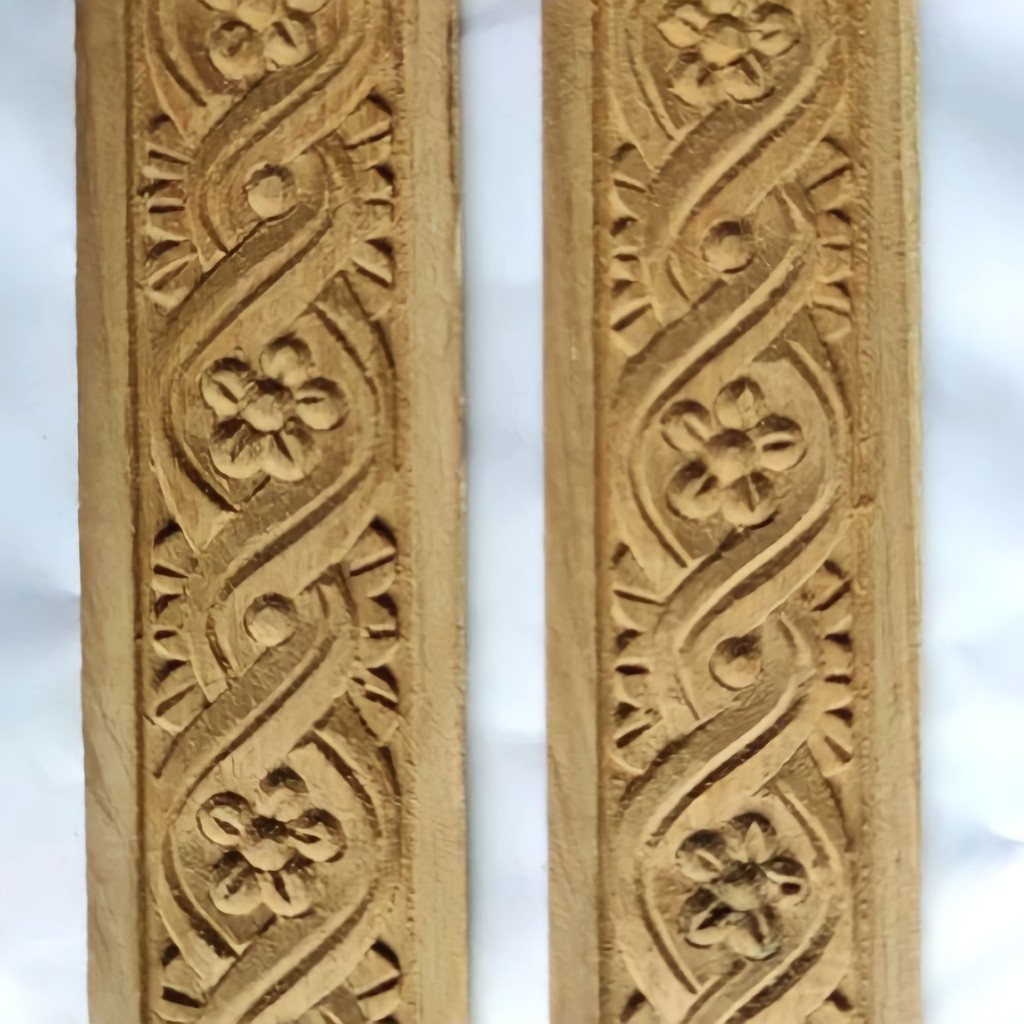 Jual Lis ukir tambang ornamen kayu jati ukiran halus model melati ...