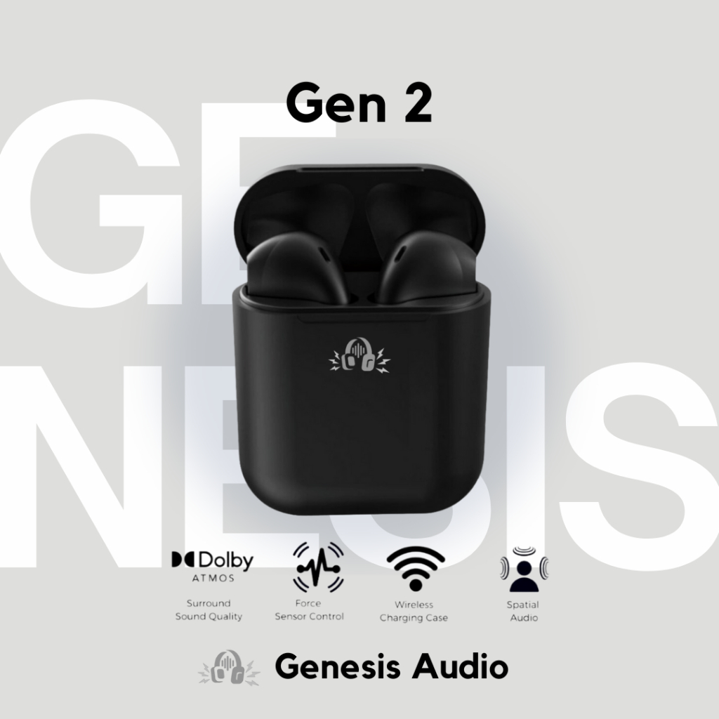 Jual GenesisAudio GEN 2 Black 2024 Wireless Bluetooth Earphone (IMEI ...
