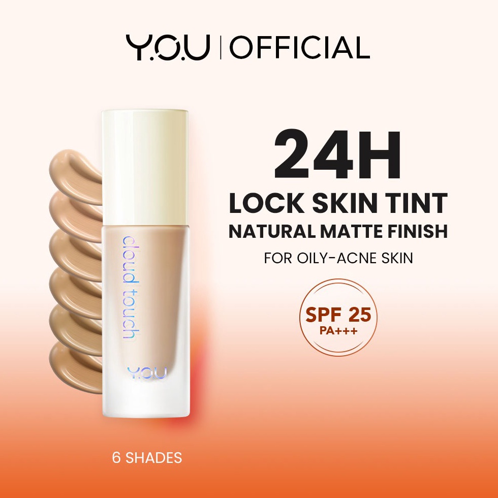 Jual READY STOCK YOU Cloud Touch Blurring Skin Tint Liquid Foundation ...