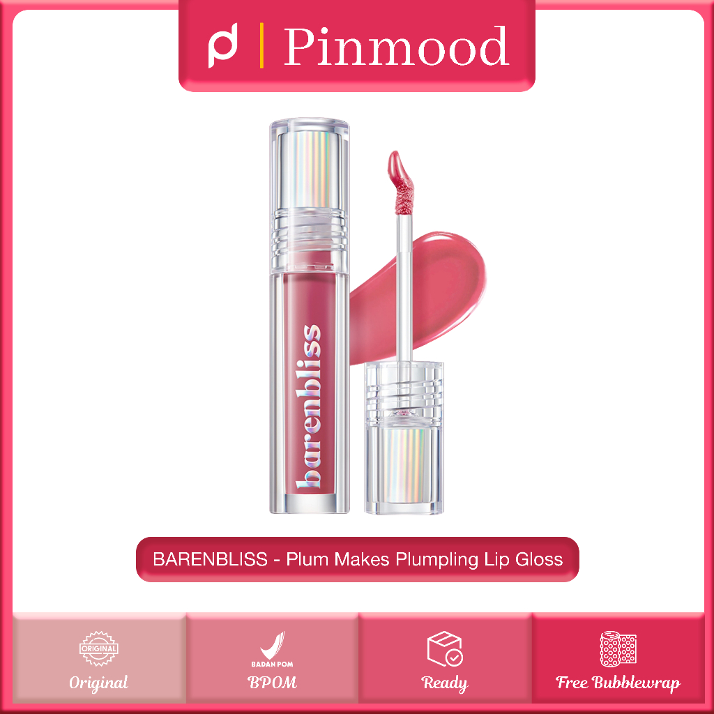Jual BARENBLISS - PLUM MAKES PLUMPING LIP GLOSS ( 2.5 g ) - BNB Lipgloss Bibir Glossy Shine Non ...