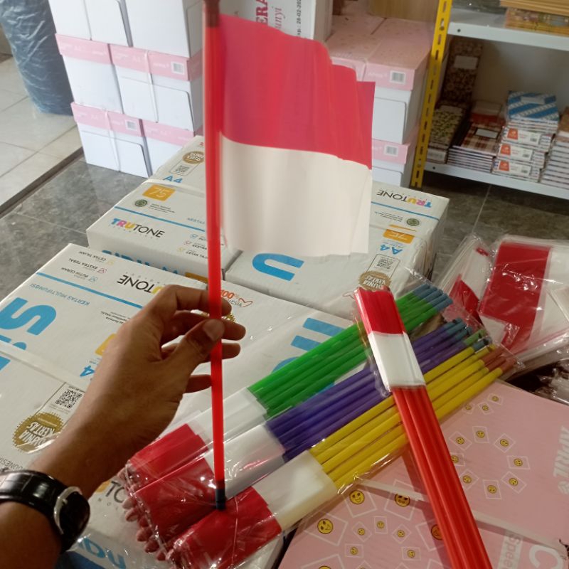 Jual BENDERA STIK PLUIT PER PAK ISI 20 | Shopee Indonesia
