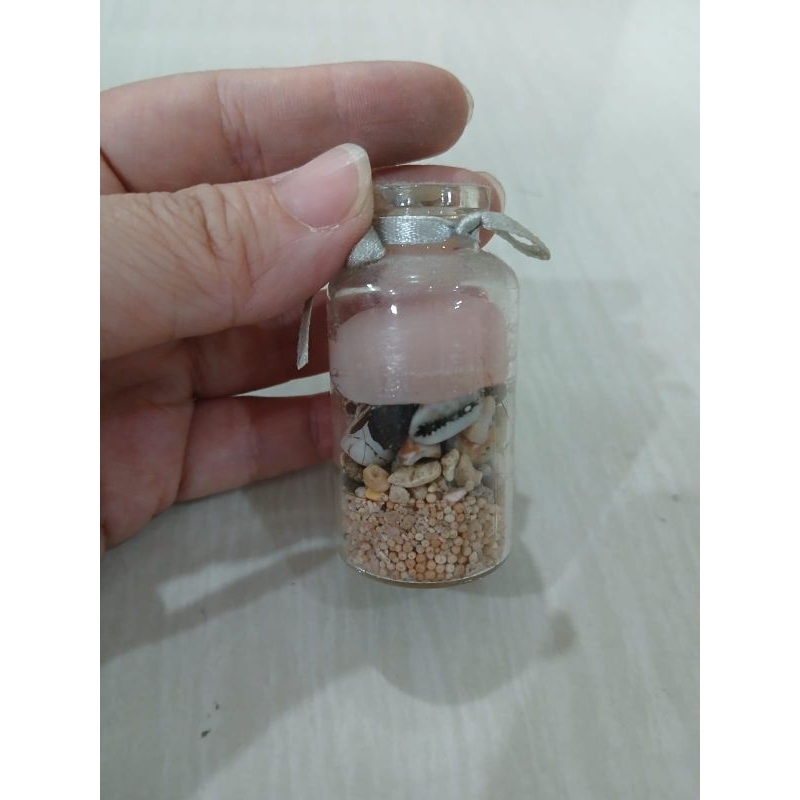 Jual BOTOL KACA ISI PASIR KERANG DEKORASI RUMAH UNIK LUCU | Shopee ...
