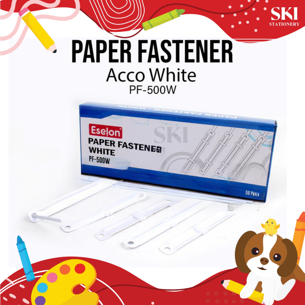 Jual Paper Fastener Putih / Acco Plastik Murah | Shopee Indonesia